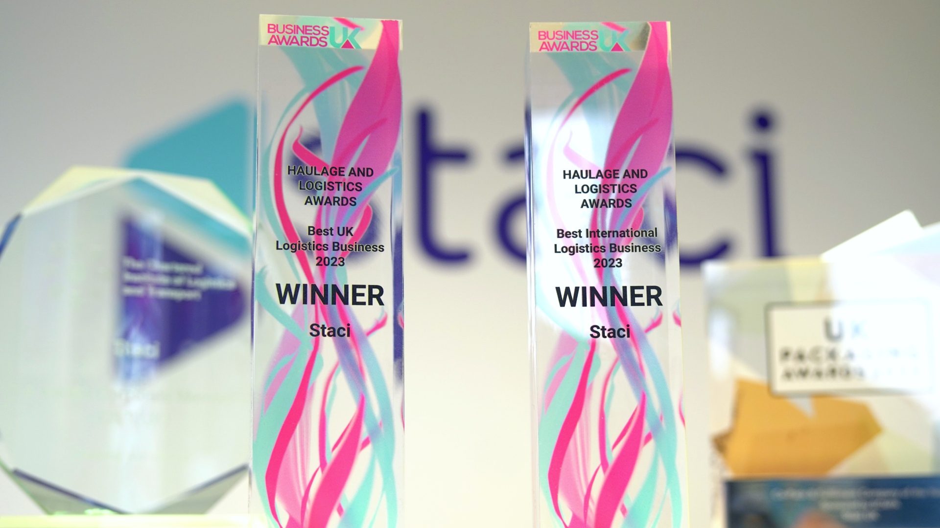 Staci wins best UK and International Logistics Business Awards | Staci UK